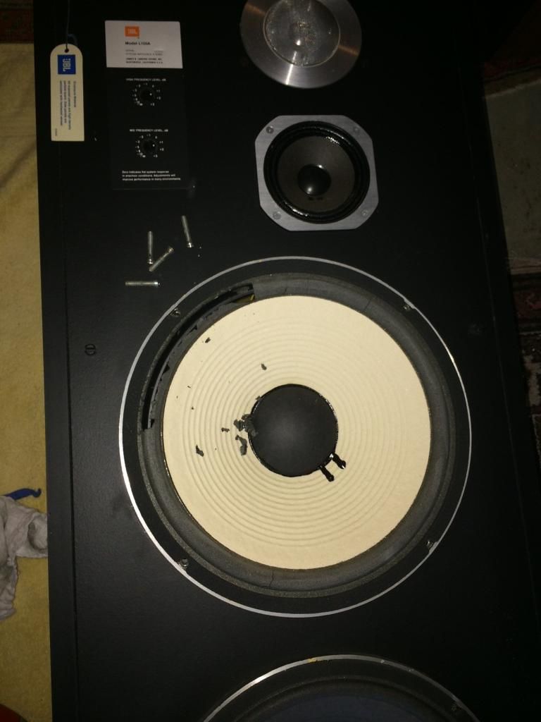 Gentlest way to remove JBL 150a woofer from enclosure | Audiokarma Home Audio Stereo Discussion ...
