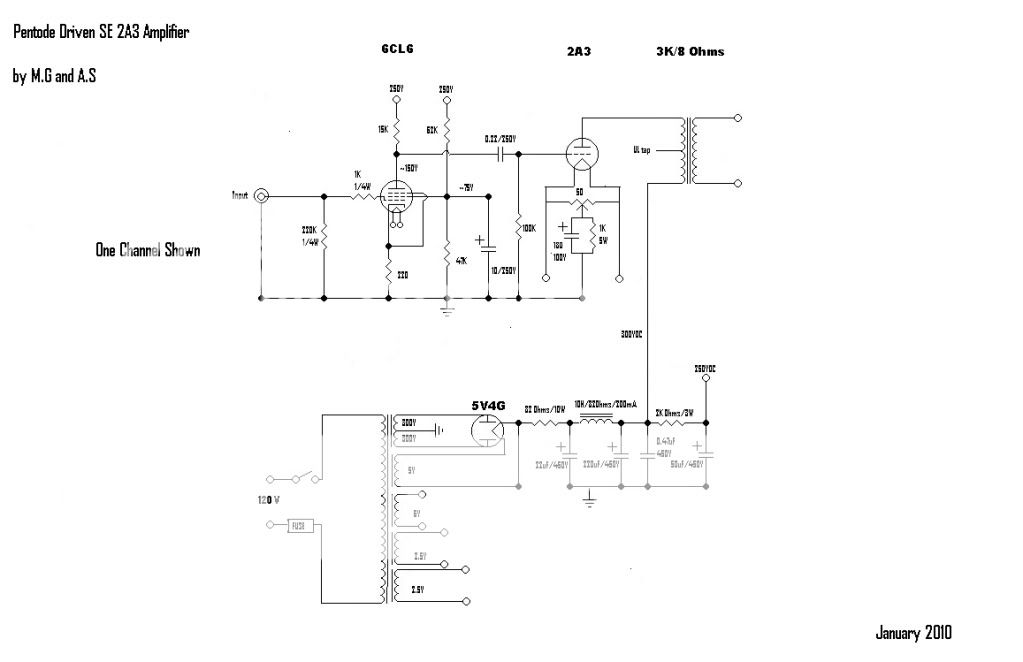 List of 2A3 SE Circuit Designs? | Audiokarma Home Audio Stereo ...
